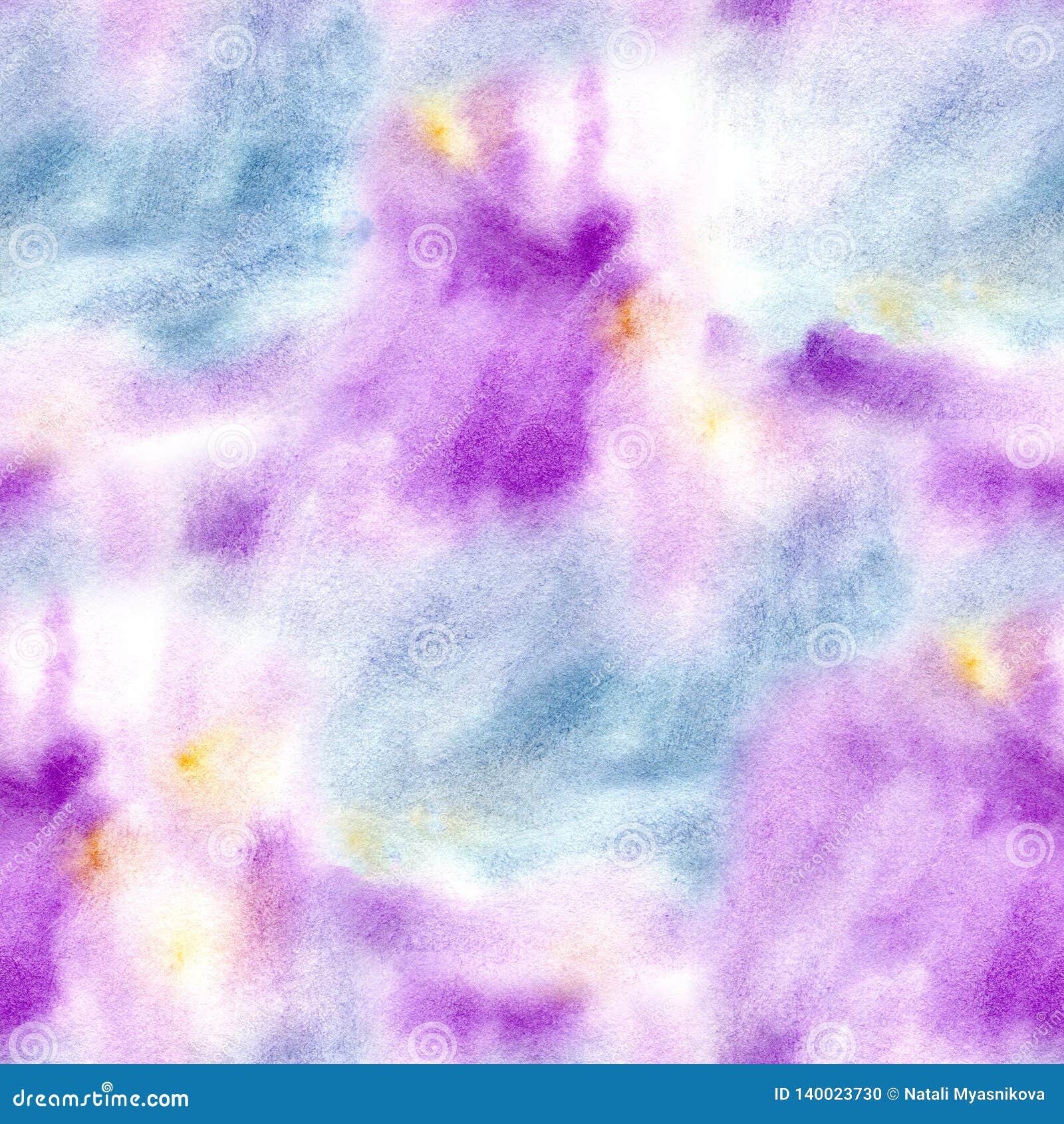 Violet Pastel Seamless Pattern - Watercolor Texture Background Stock ...