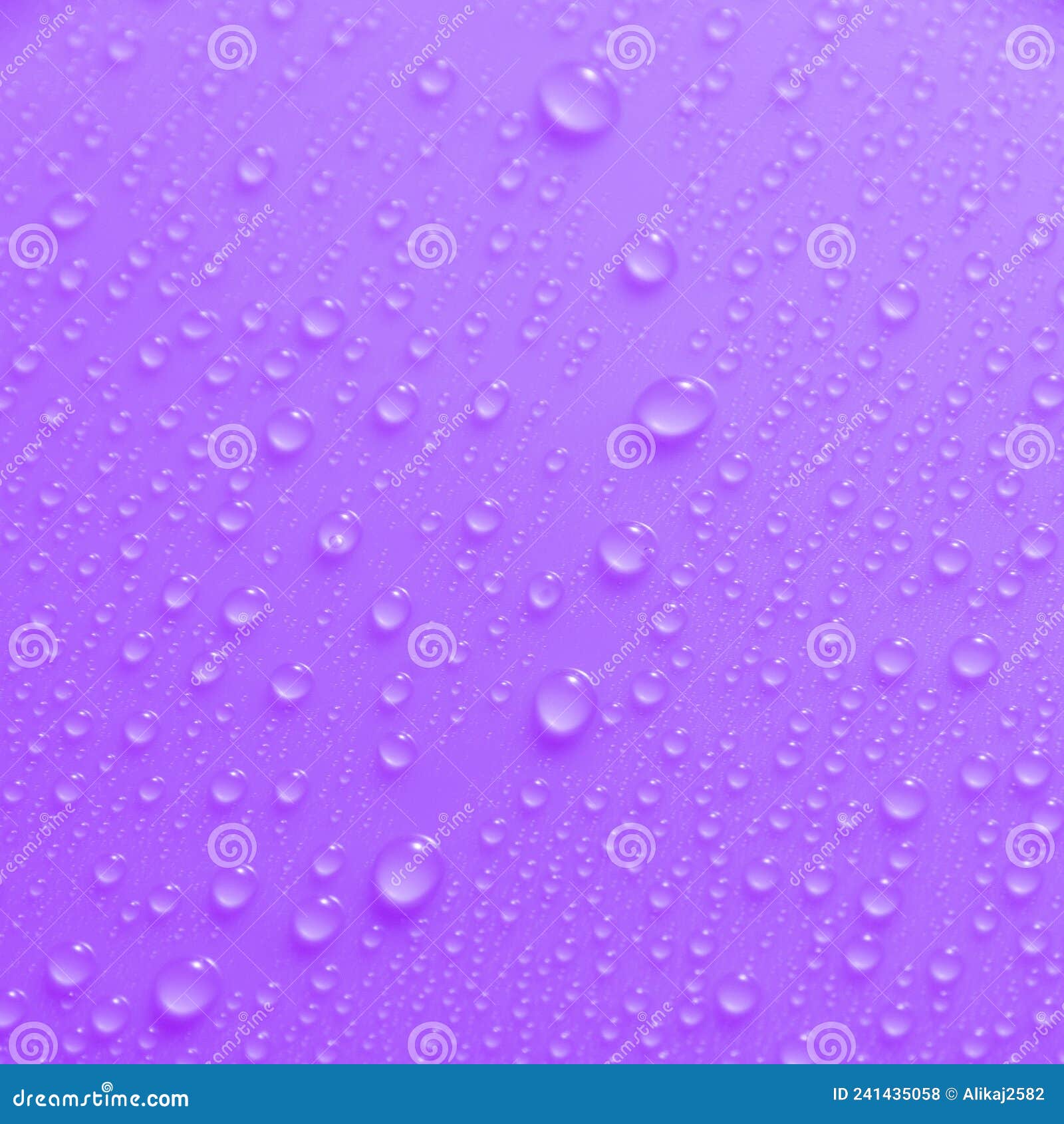 Violet Pastel Water Drops on Light Shiny Surface Stock Photo - Image of ...