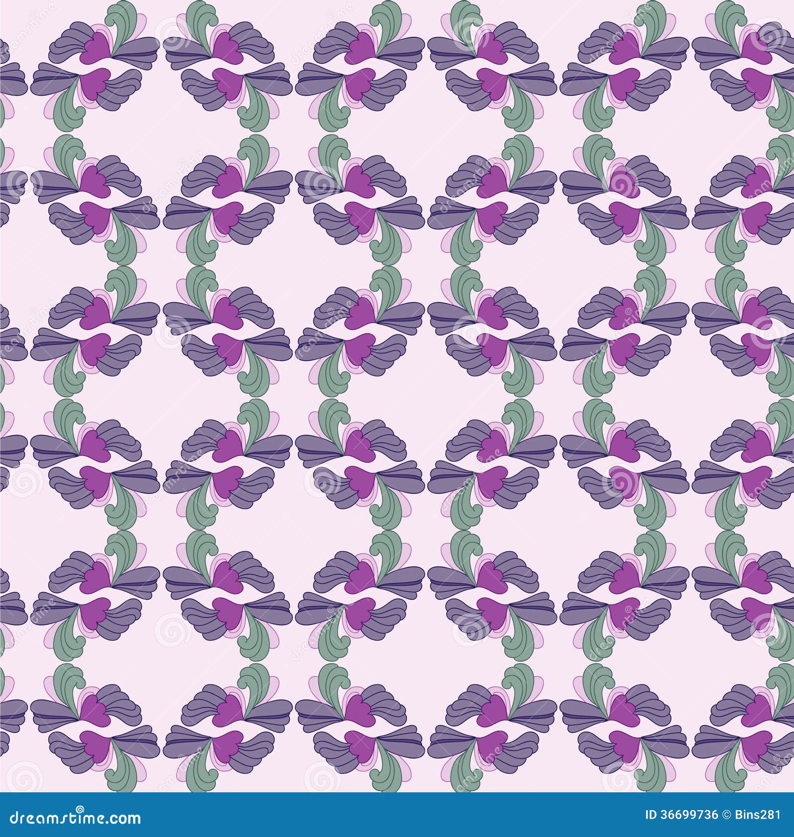 Violet pattern stock vector. Illustration of seamless - 36699736