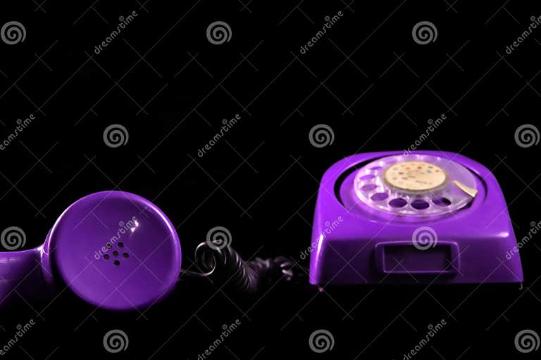 Violet phone stock image. Image of help, communication - 2336245
