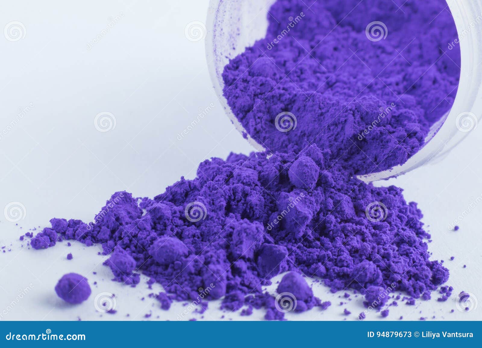 Violet Pigment on a White Background Stock Image - Image of dyes ...
