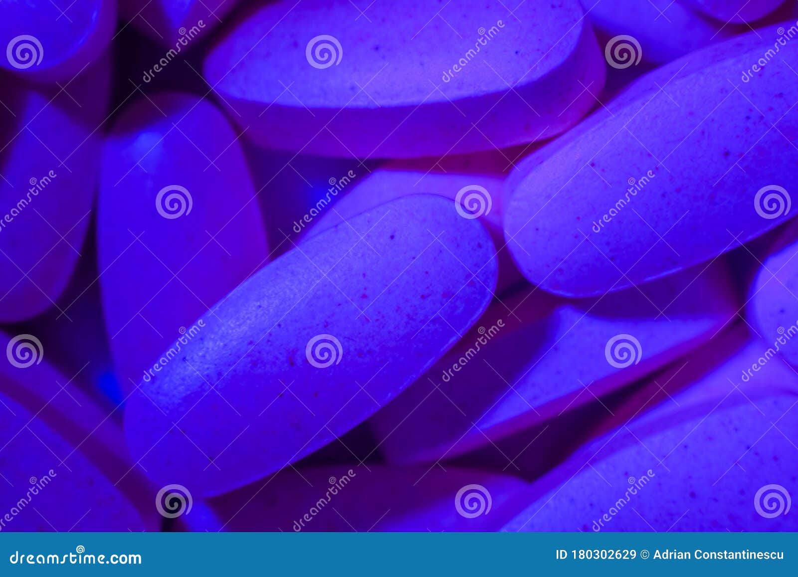 Violet pills stock image. Image of addiction, painkiller - 180302629