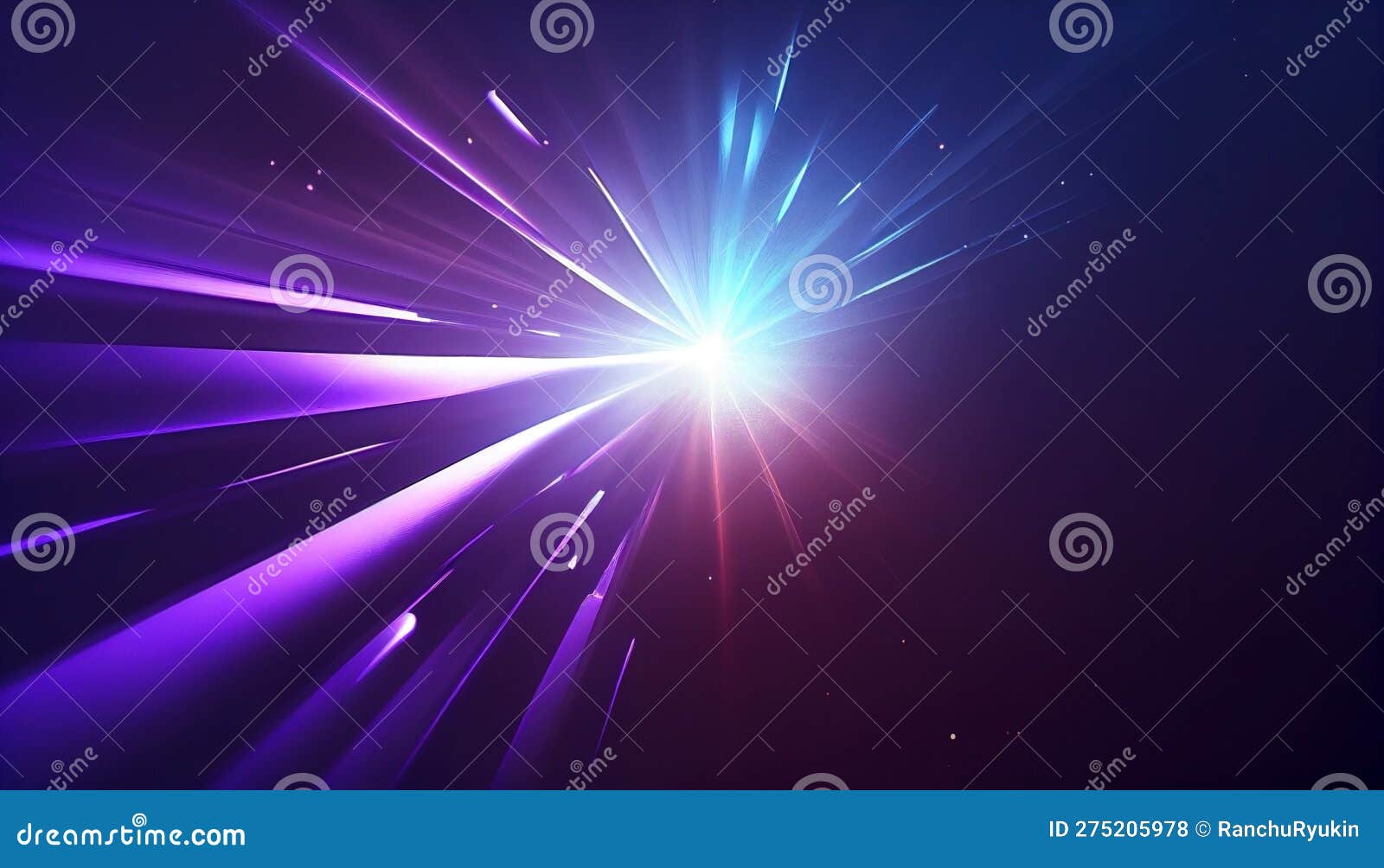 Violet and Pink Lights Beam Stock Illustration - Illustration of laser ...