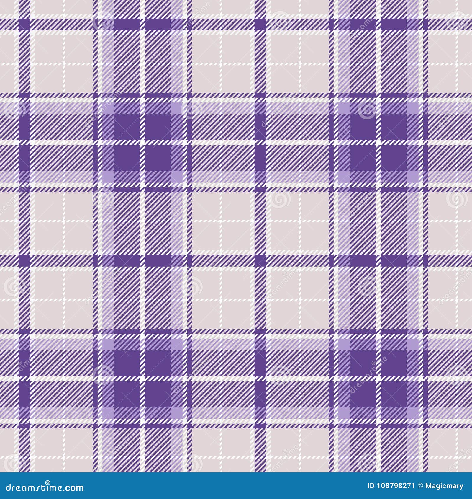 Violet Plaid Seamless Pattern. Vector Background Eps10 Stock Vector ...