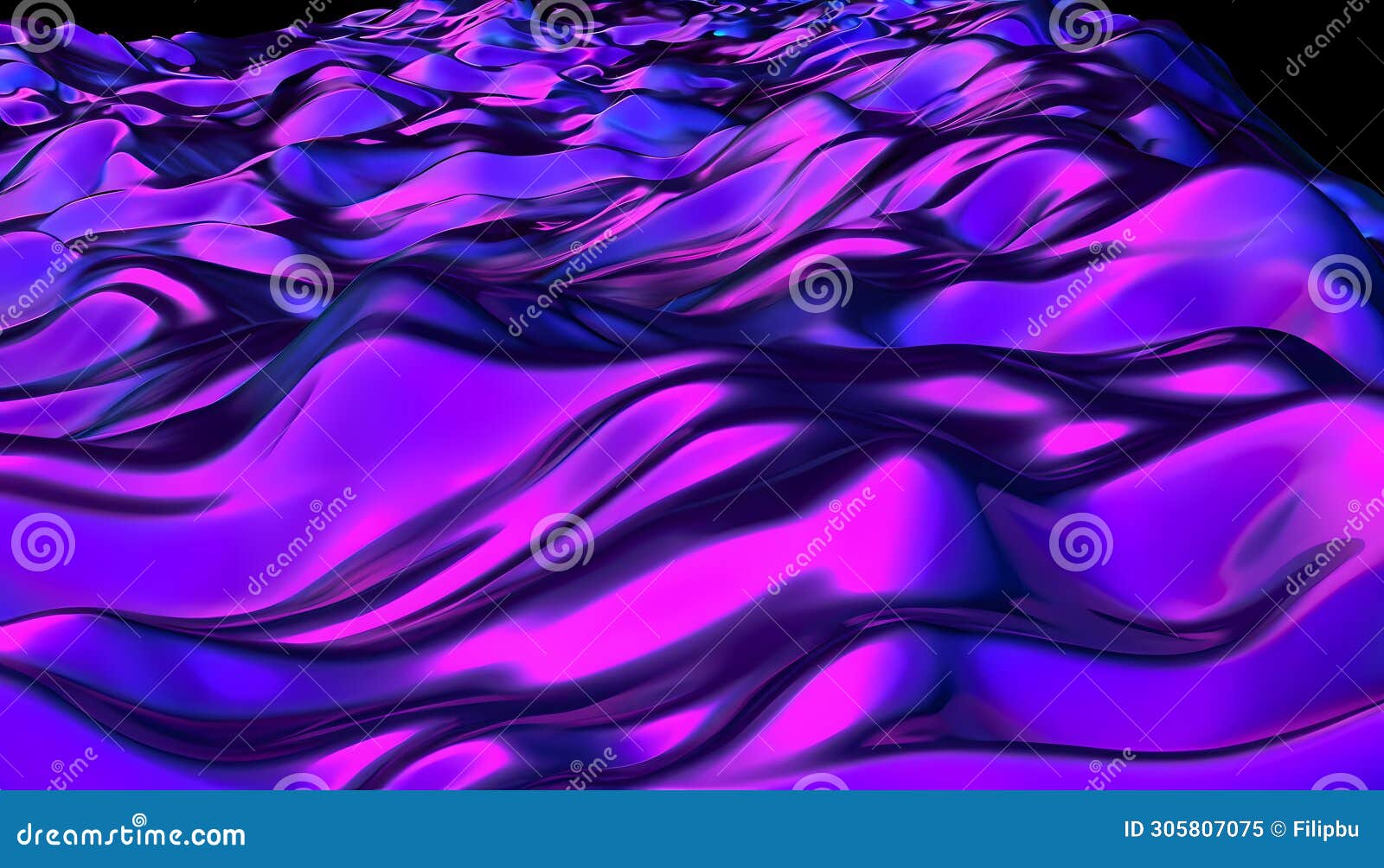 Violet Purple Dark Synthwave Abstract Waves Background Stock ...