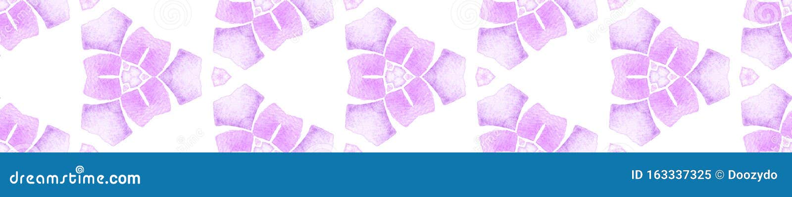 Violet Purple Vintage Retro Seamless Border Scroll Stock Image Image