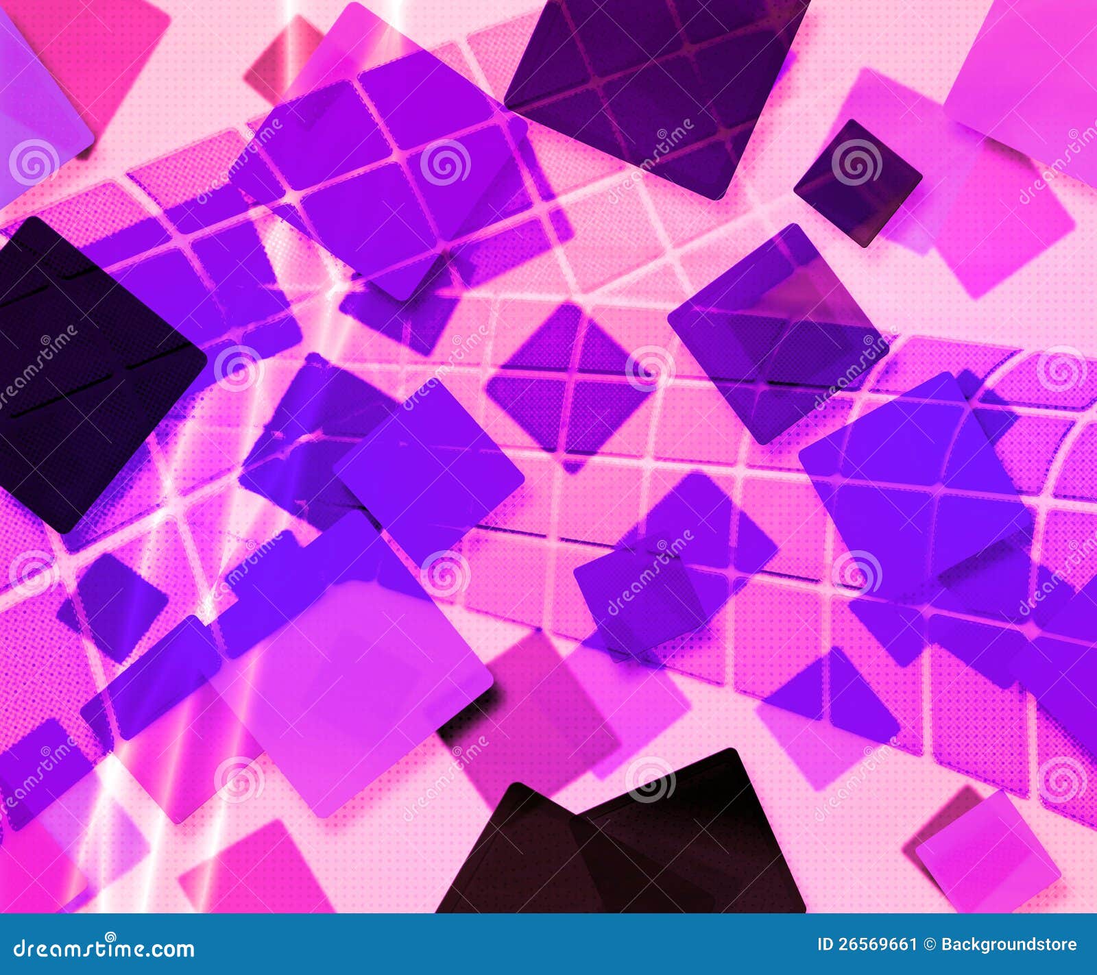 Violet Rectangles Abstract Background Stock Image - Image of shape ...