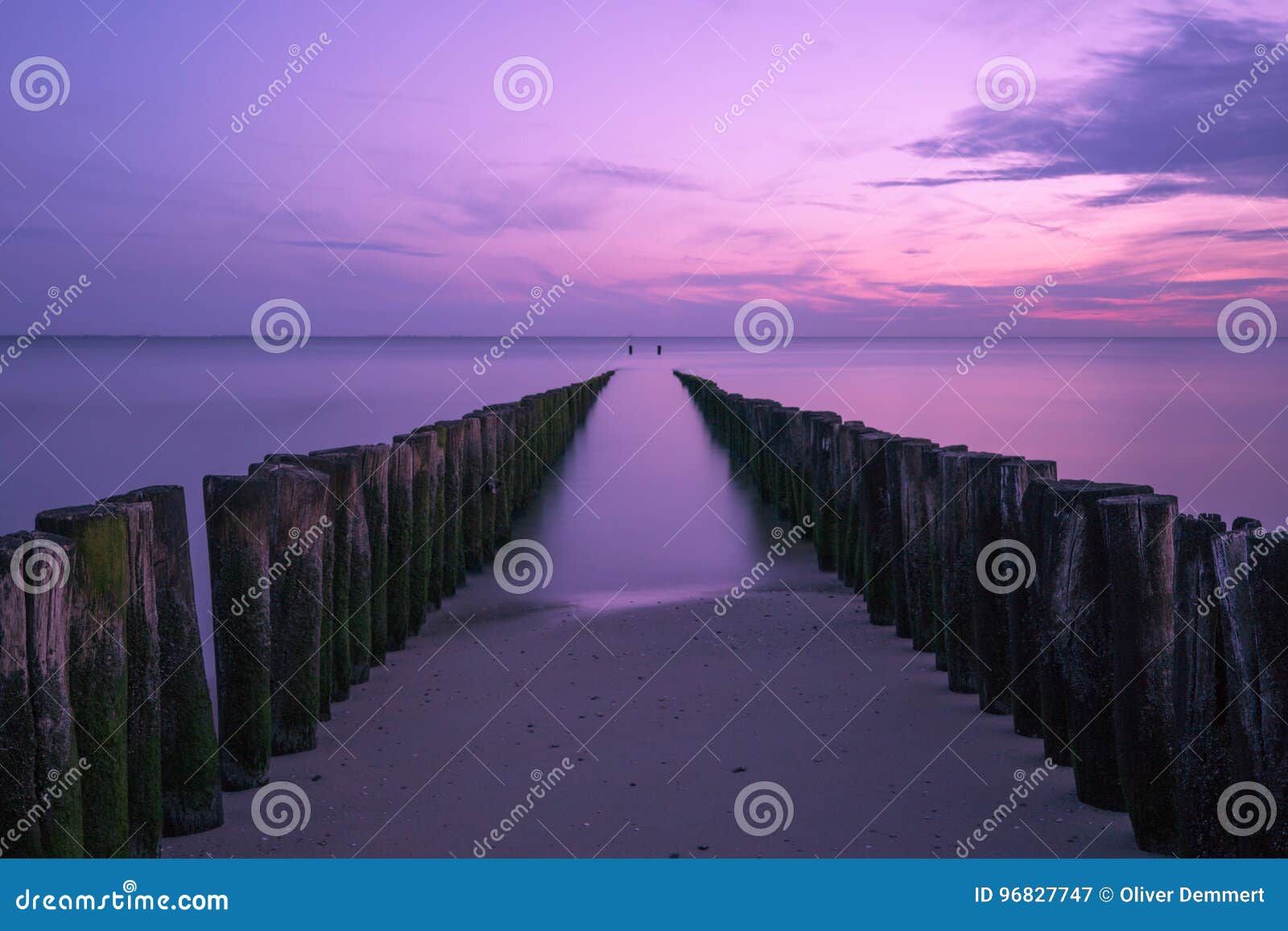 Violet seascape stock image. Image of cloud, structure - 96827747