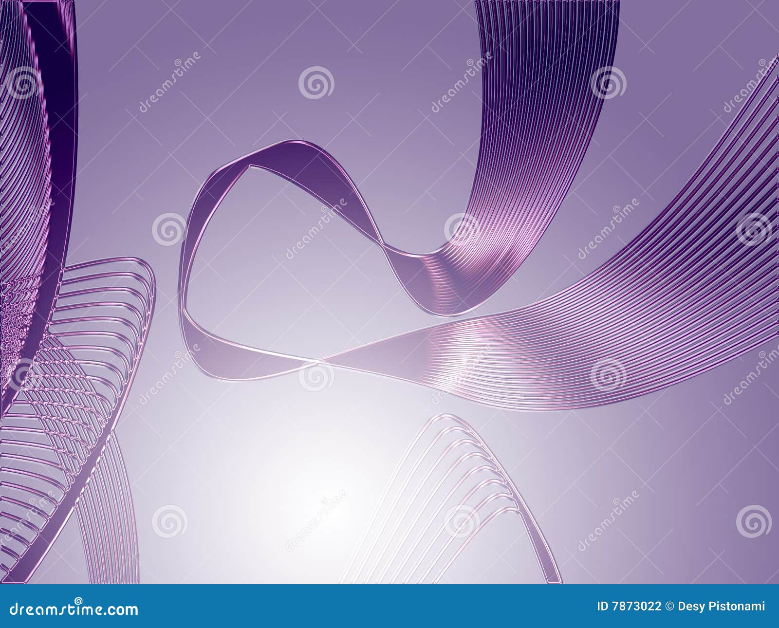 Violet silk ribbon stock illustration. Illustration of color - 7873022