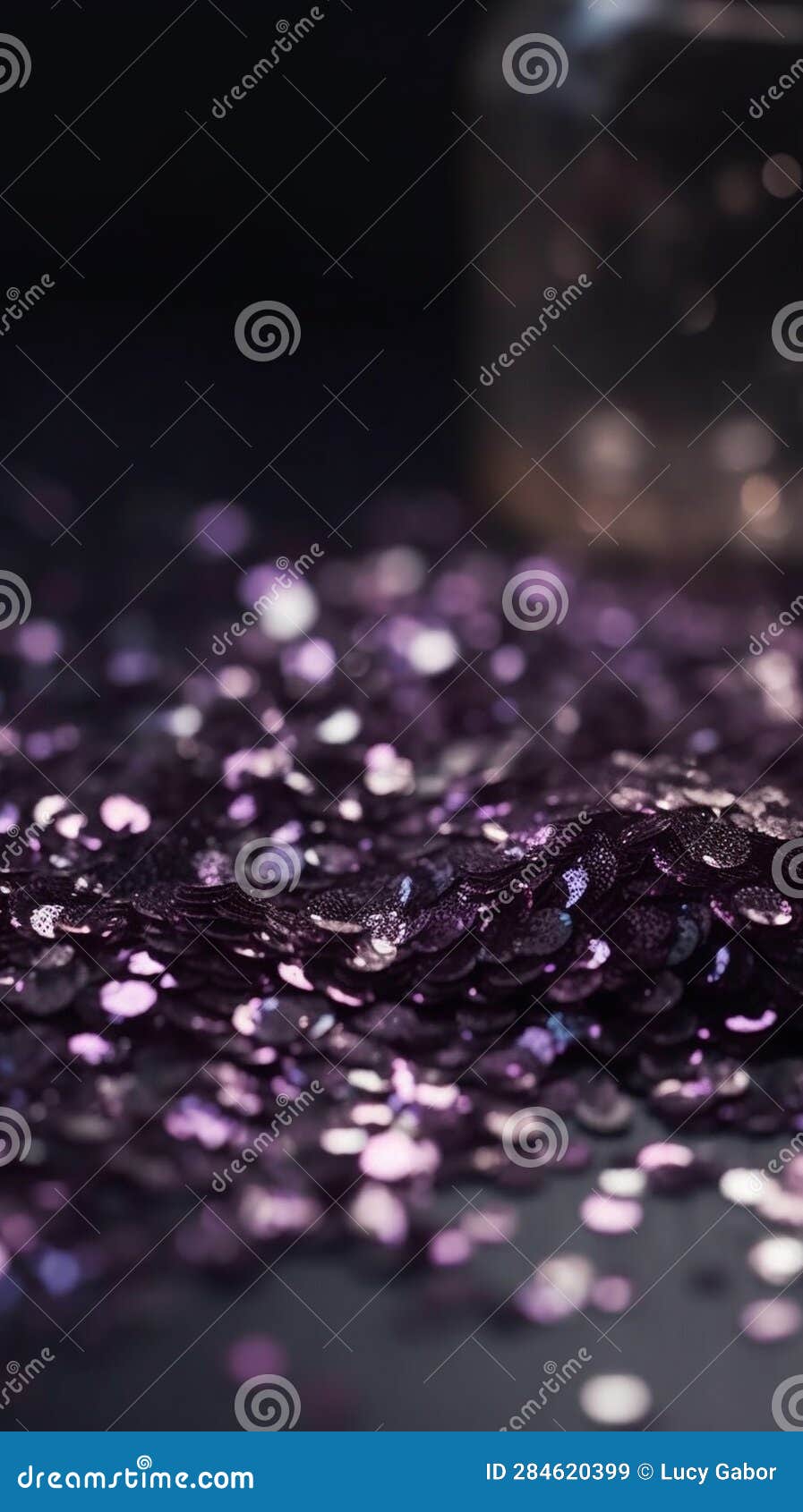 Violet and Silver Glitter Sparkling Background Wallpaper. 3D Effect ...
