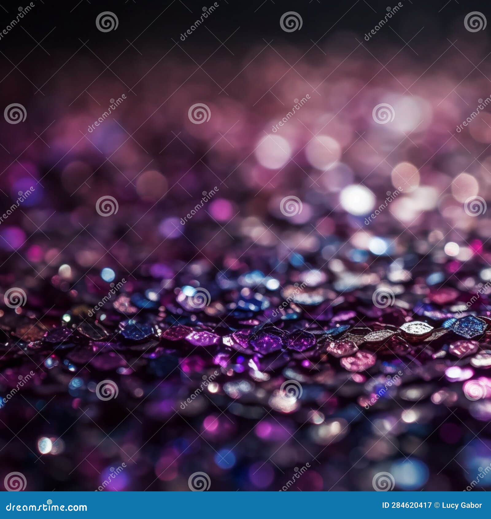 Violet and Silver Glitter Sparkling Background Wallpaper. 3D Effect ...