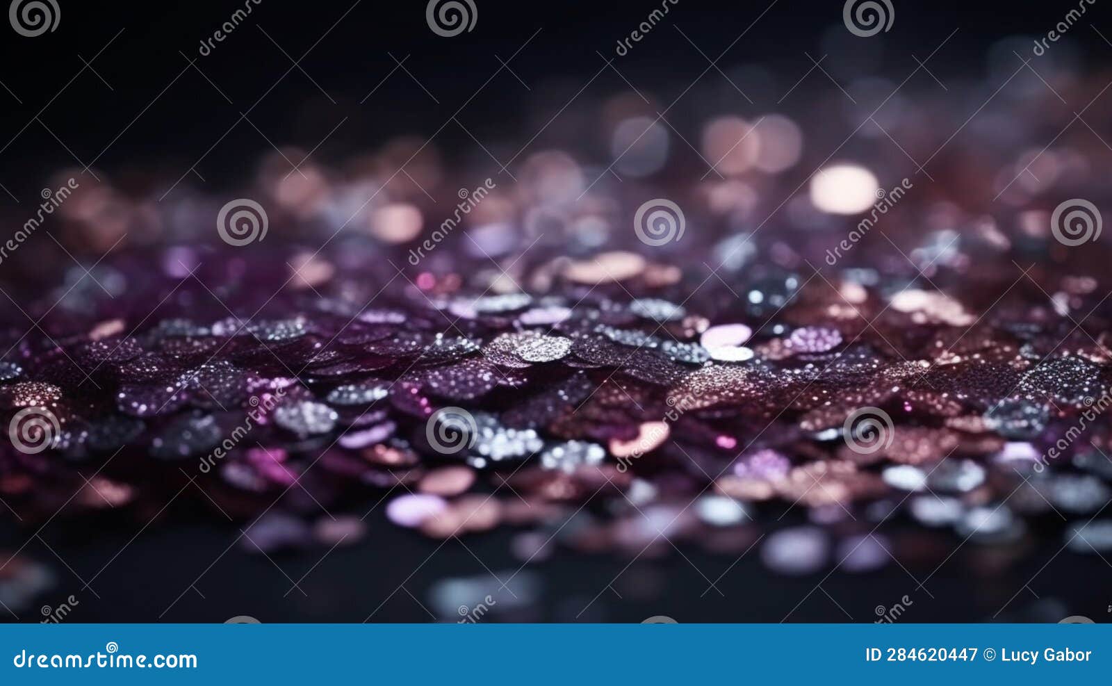 Violet and Silver Glitter Sparkling Background Wallpaper. 3D Effect ...