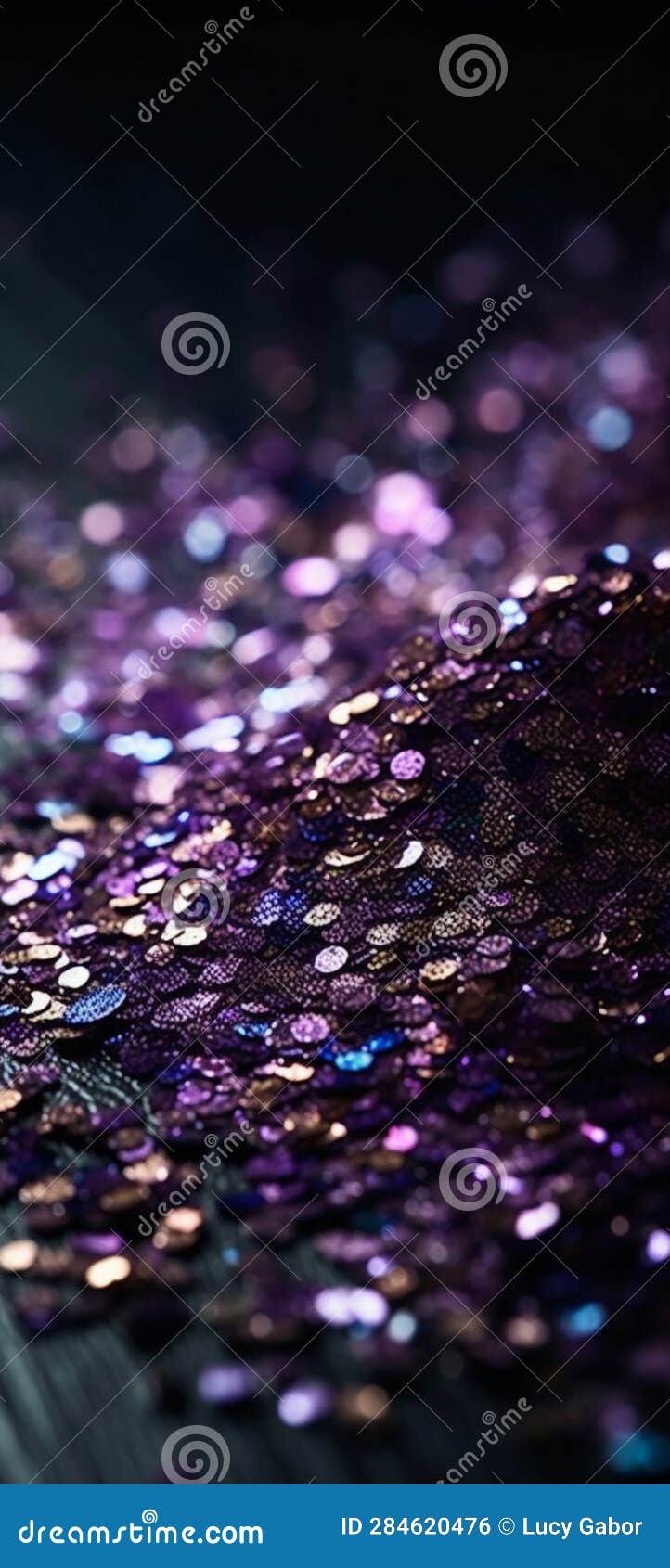 Violet and Silver Glitter Sparkling Background Wallpaper. 3D Effect ...