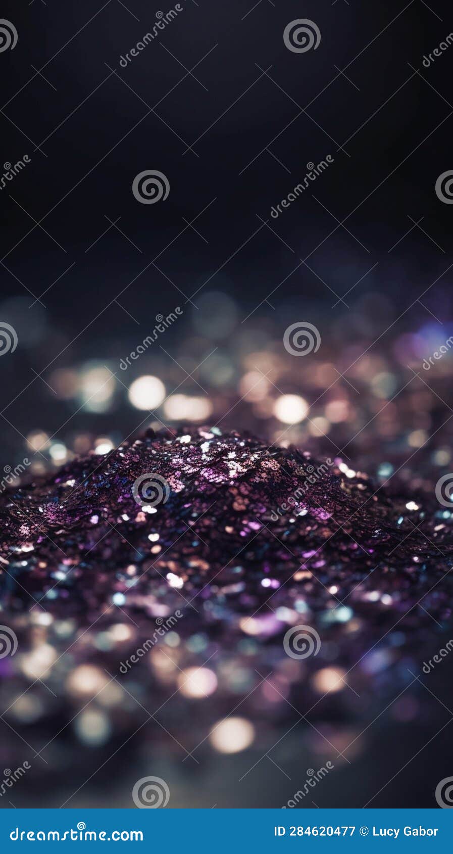 Violet and Silver Glitter Sparkling Background Wallpaper. 3D Effect ...