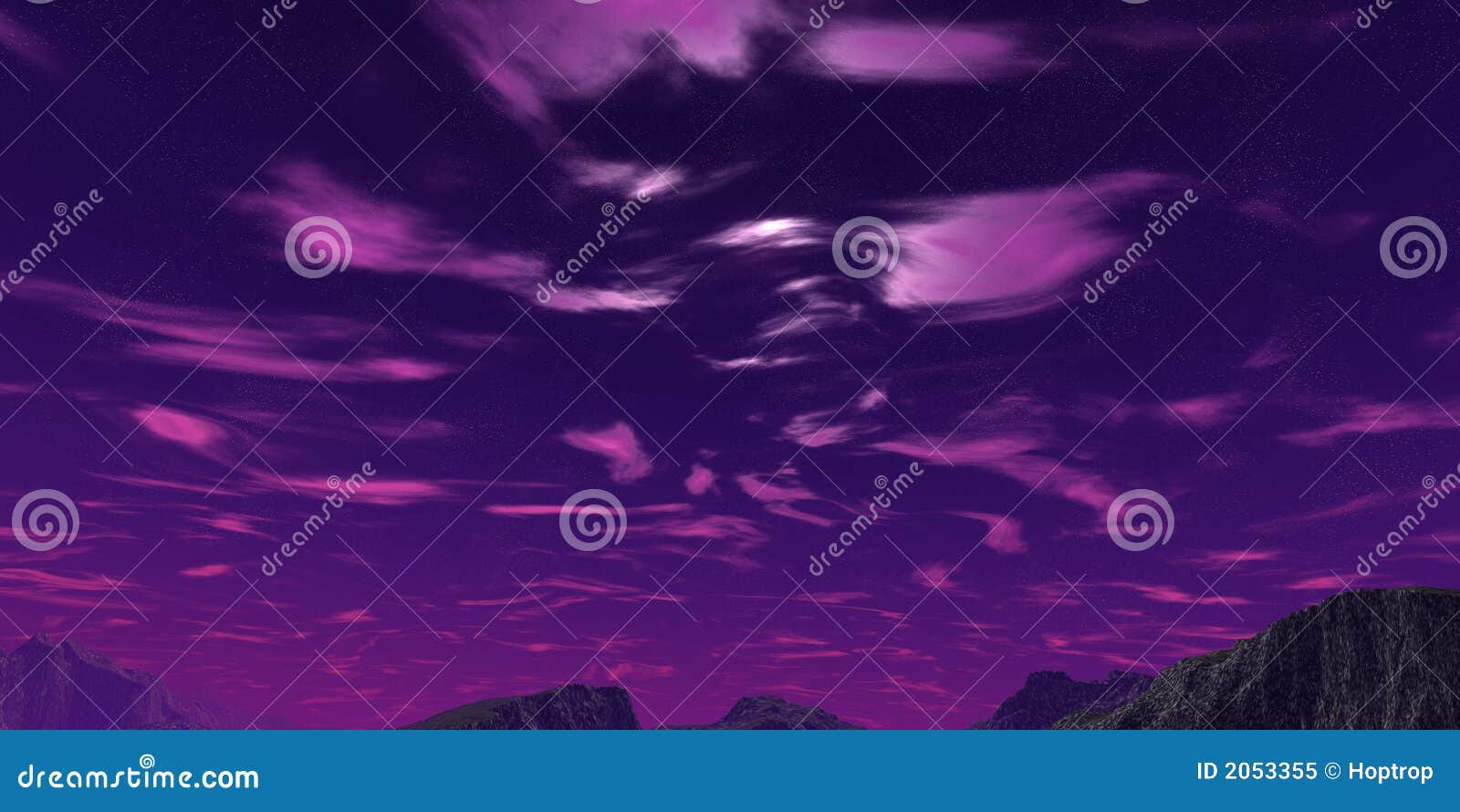 Violet sky stock vector. Illustration of blue, blur, digital - 2053355
