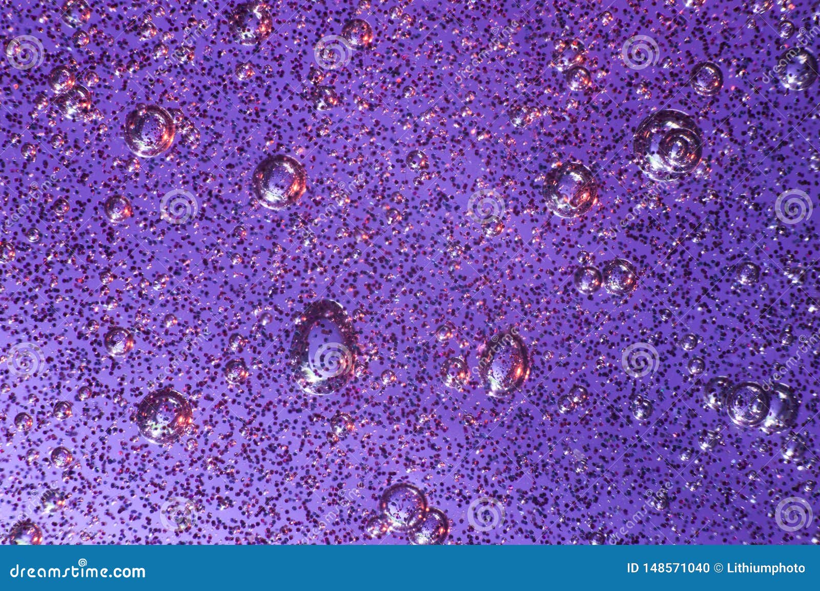 Violet Slime with Glittering Particles Stock Photo - Image of glitter ...