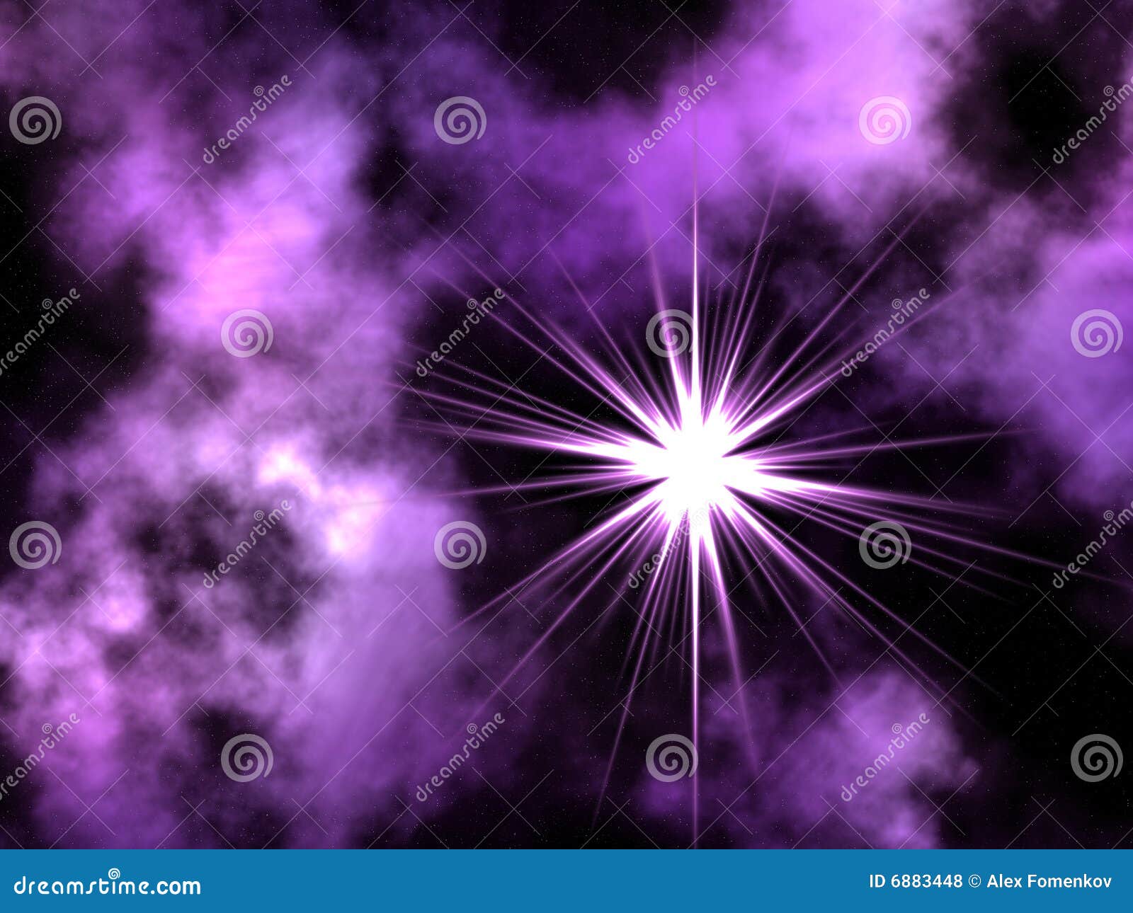 Violet space. stock illustration. Illustration of flower - 6883448