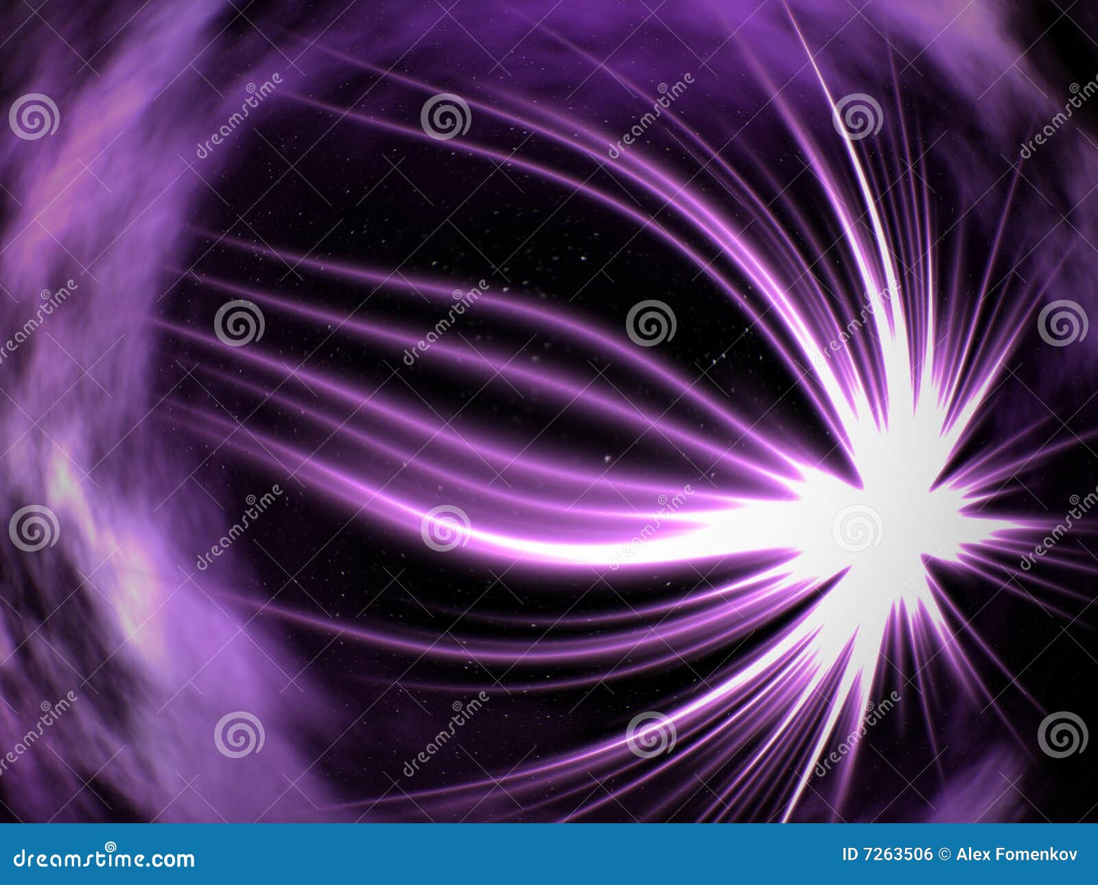 Violet space. stock illustration. Illustration of held - 7263506