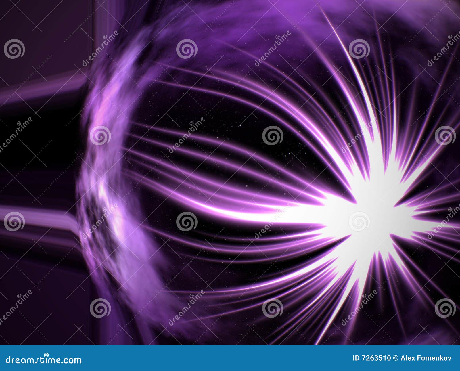 Violet space. stock illustration. Illustration of dark - 7263510