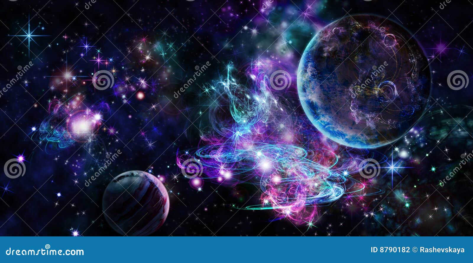 Violet space stock illustration. Illustration of background - 8790182