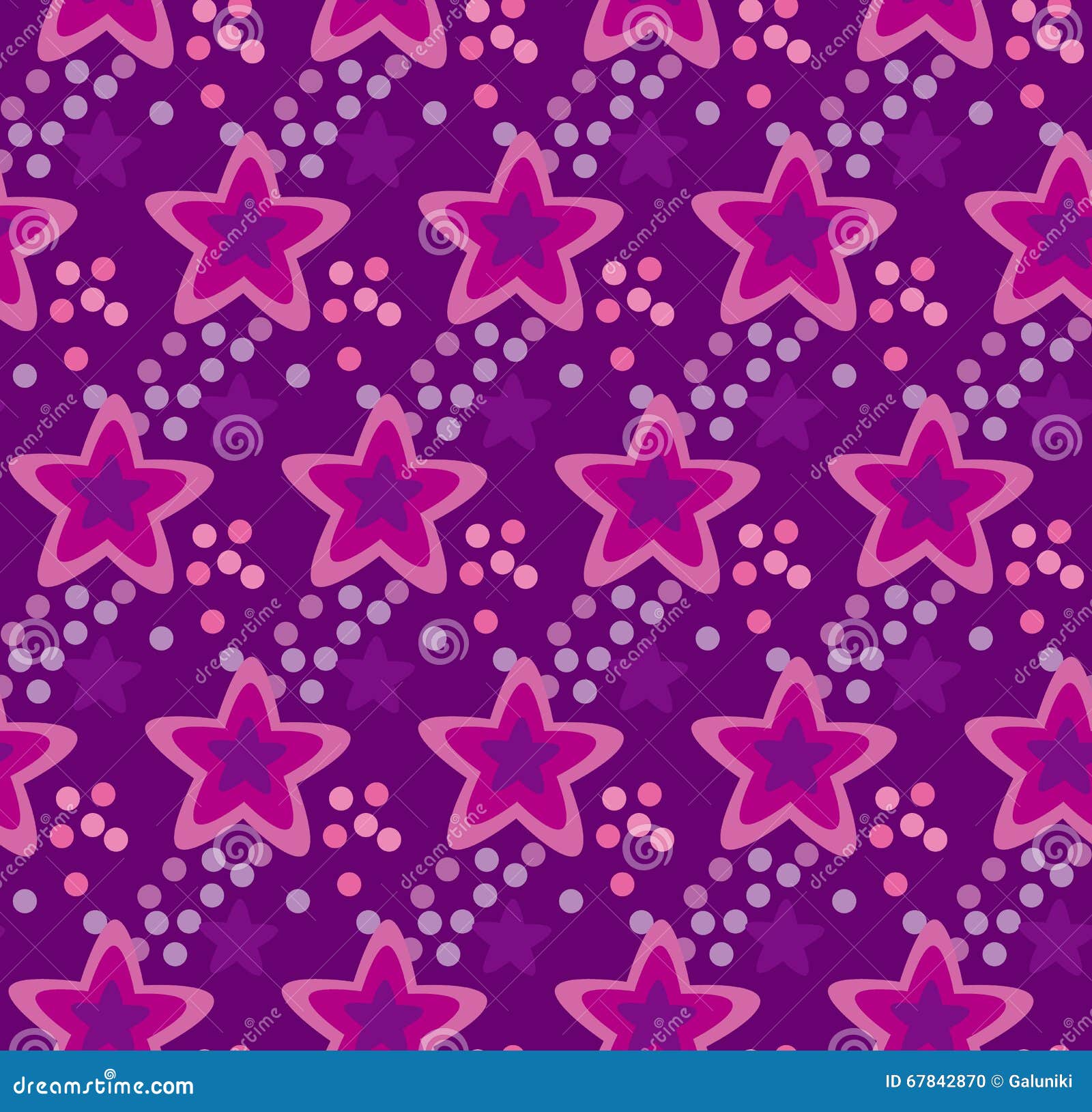Violet star pattern stock vector. Illustration of wrapping - 67842870