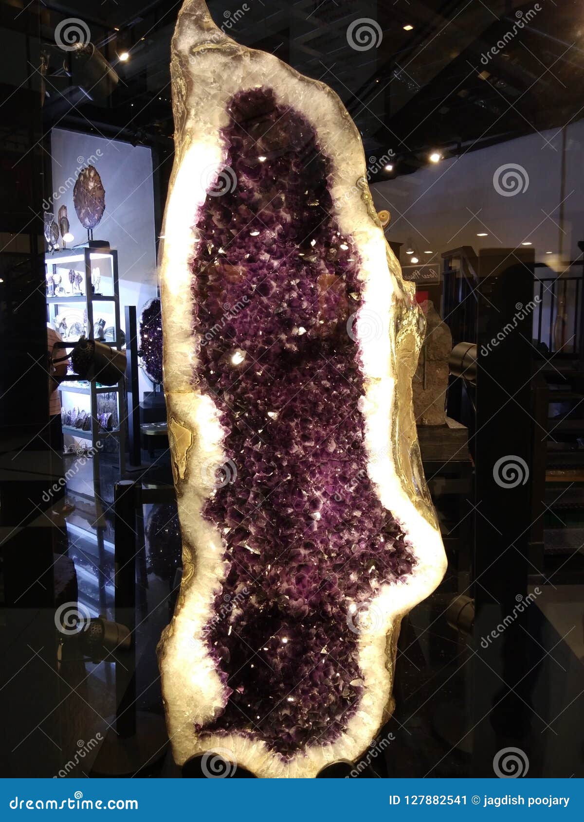 Violet stone stock image. Image of displayed, light - 127882541