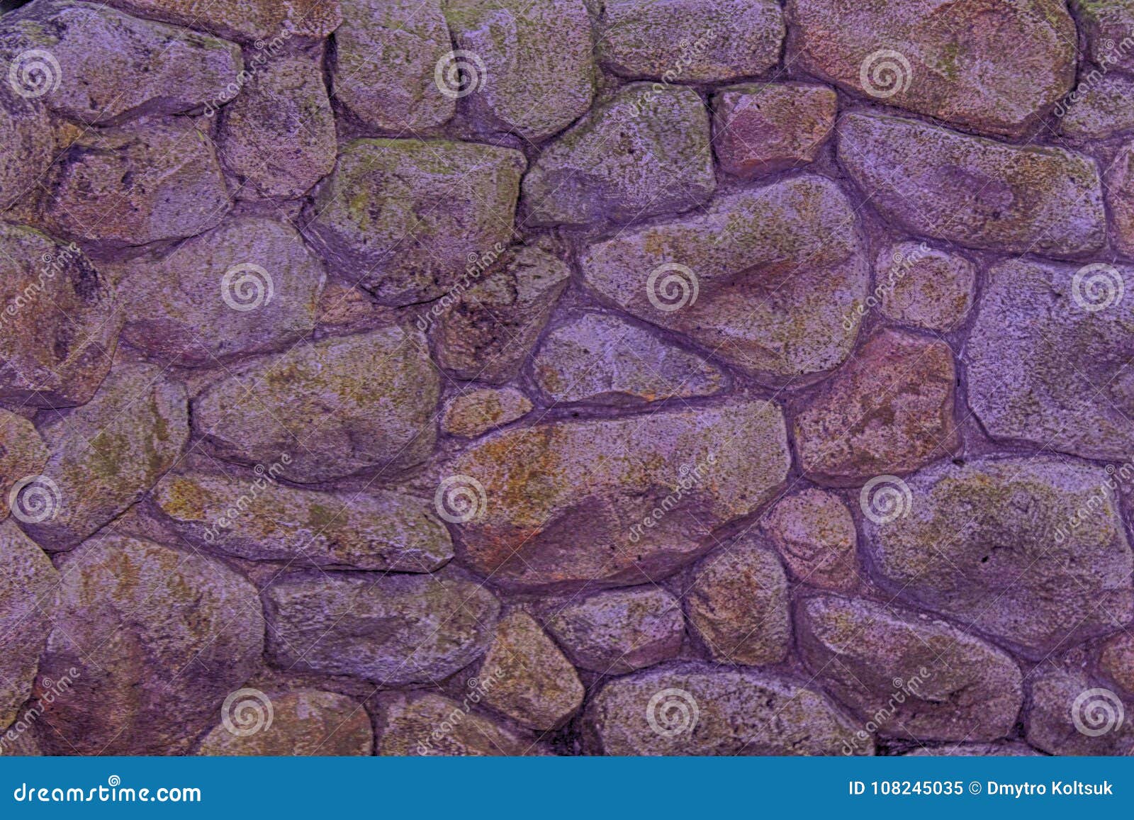 Violet Stone Wall for Background or Rocks Rough Texture Stock Image ...