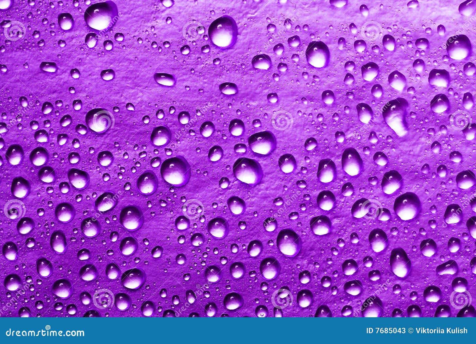 Violet water drops stock image. Image of relaxation, refreshed - 7685043