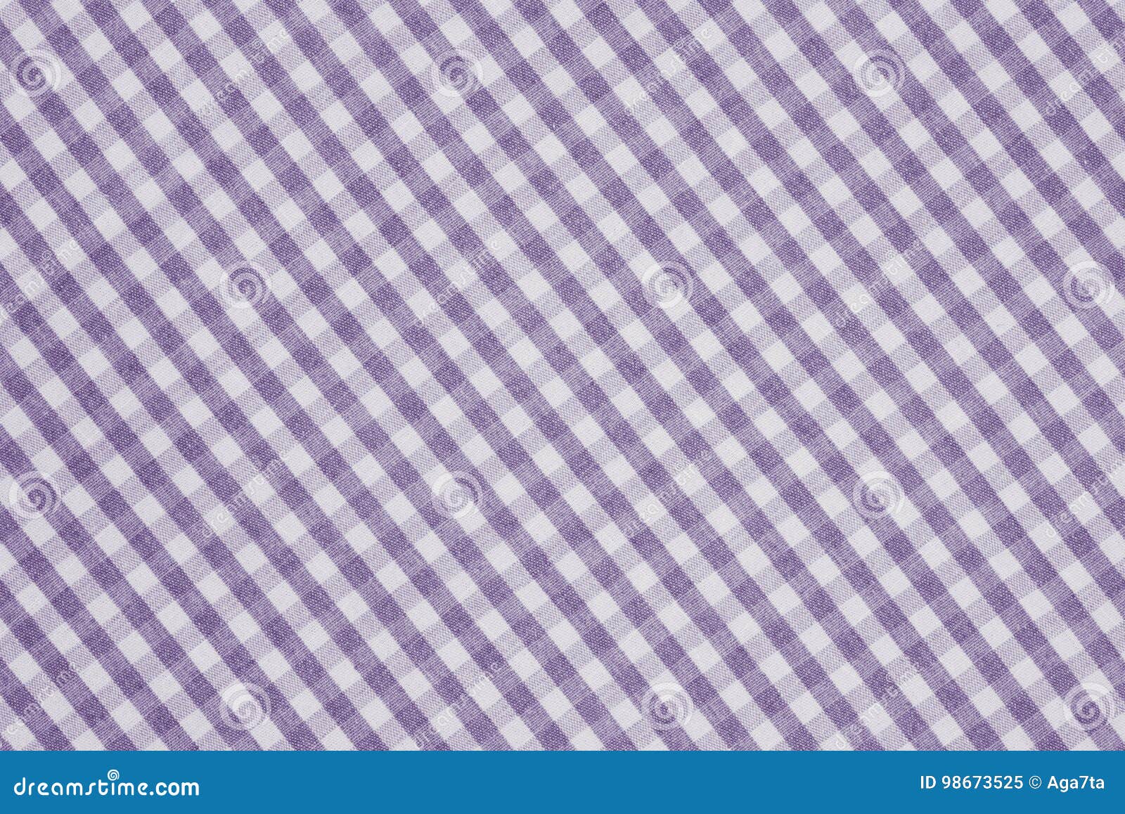 Violet and White Checkered Fabric Background Texture Stock Image ...