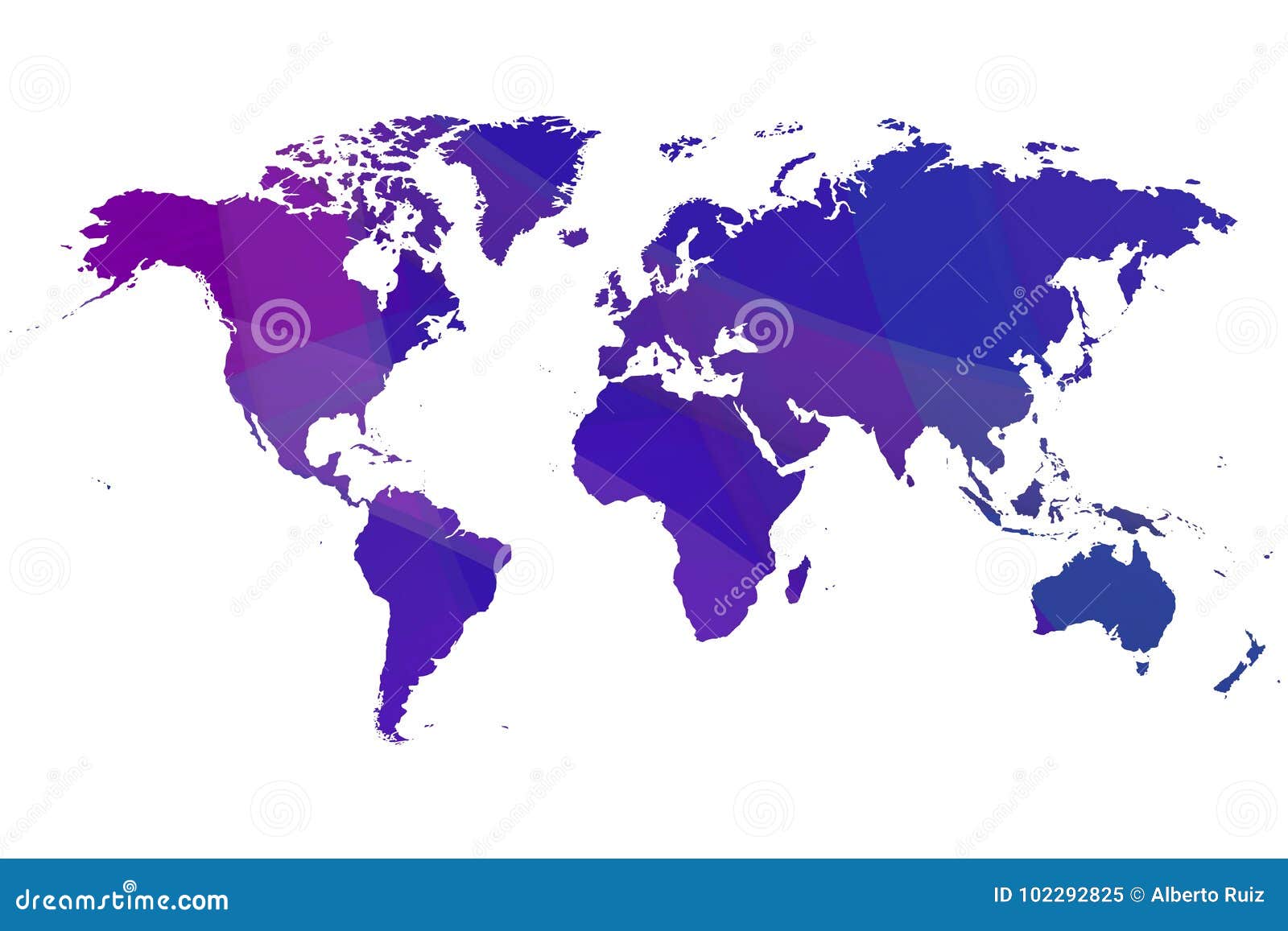 Violet world map stock illustration. Illustration of hard - 102292825