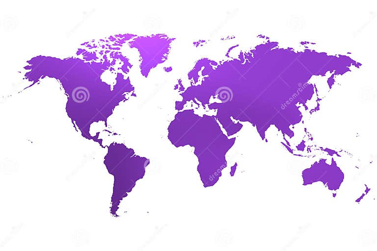 Violet worldmap stock illustration. Illustration of hexagons - 102292598