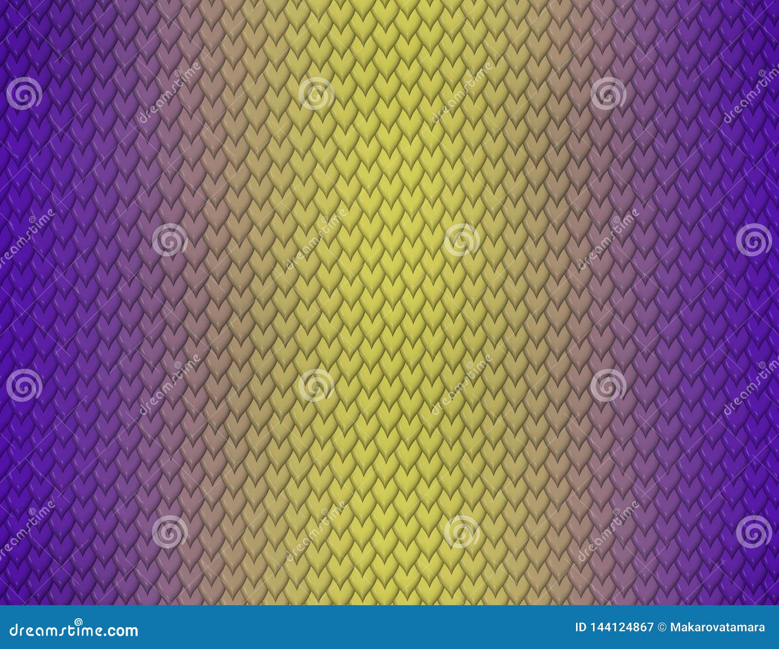 Violet and Yellow Gradient Snake Skin Pattern, Short Sharp Scale Stock ...