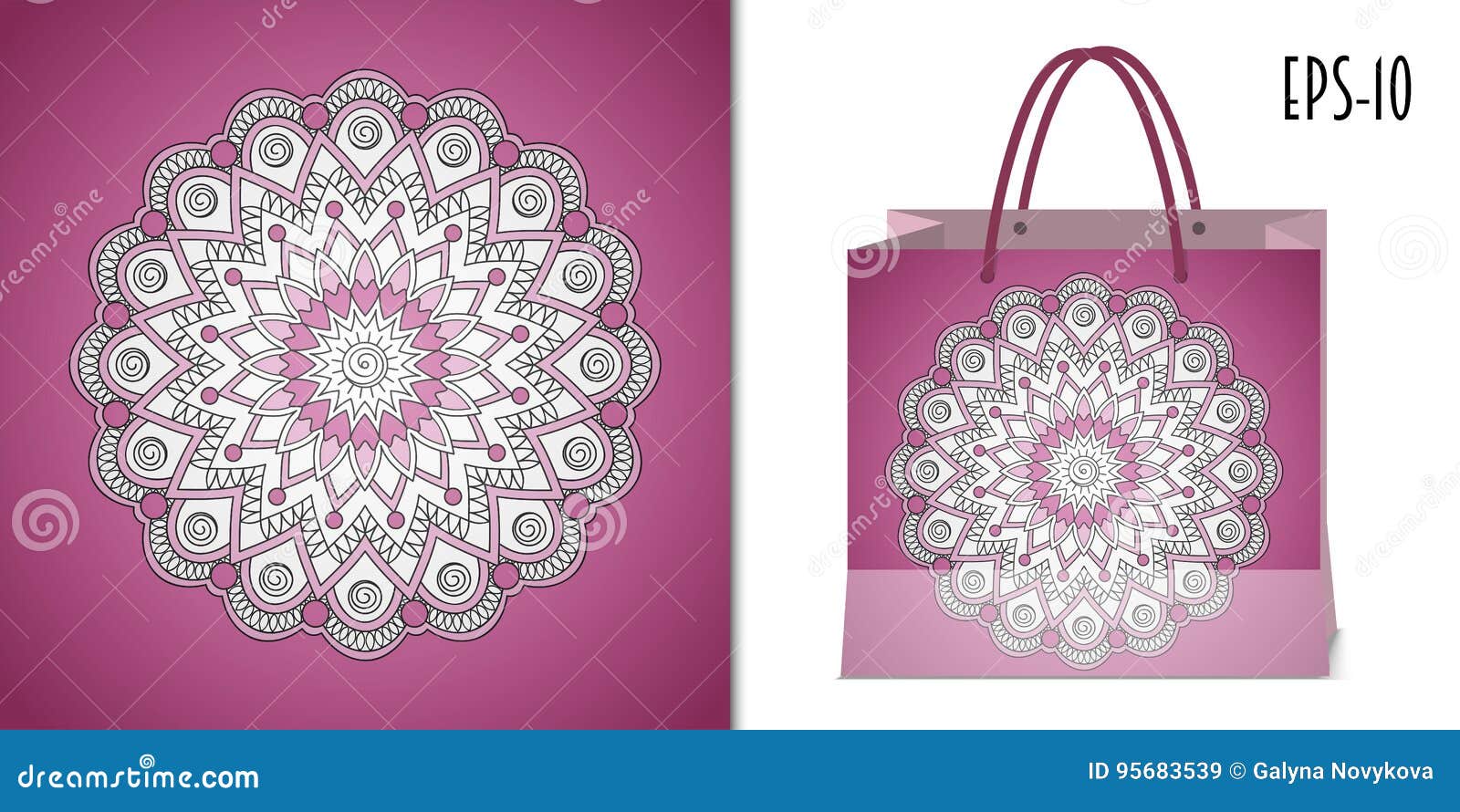 Violeta zen-como mandala ilustración del vector. Ilustración de fondo ...