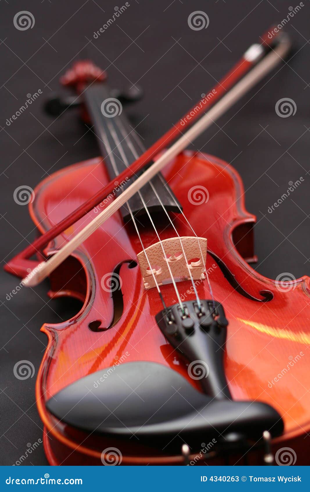 Violin stock image. Image of violin, strings, instrument - 4340263