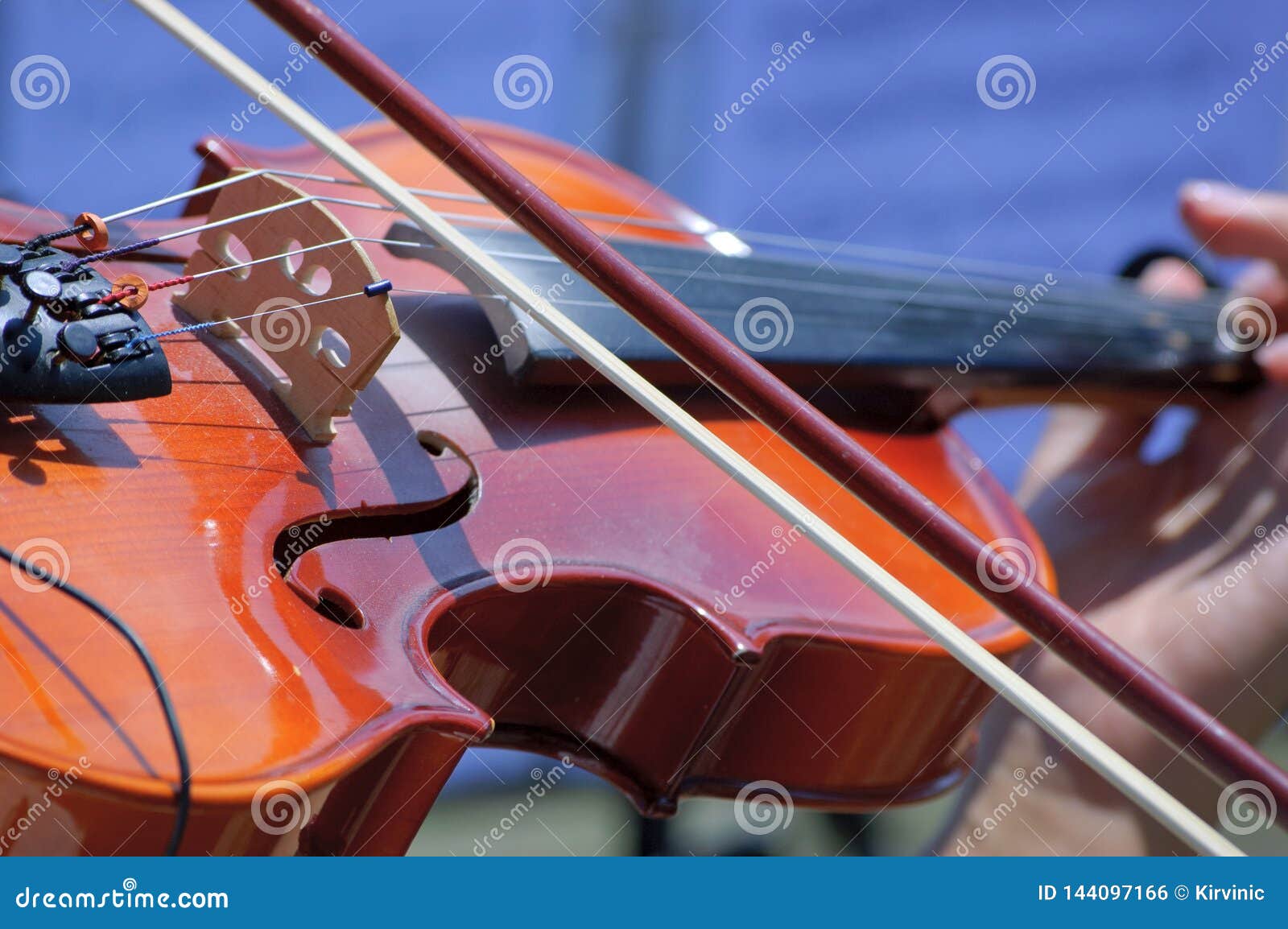 Violin background outdoor stock photo. Image of play - 144097166
