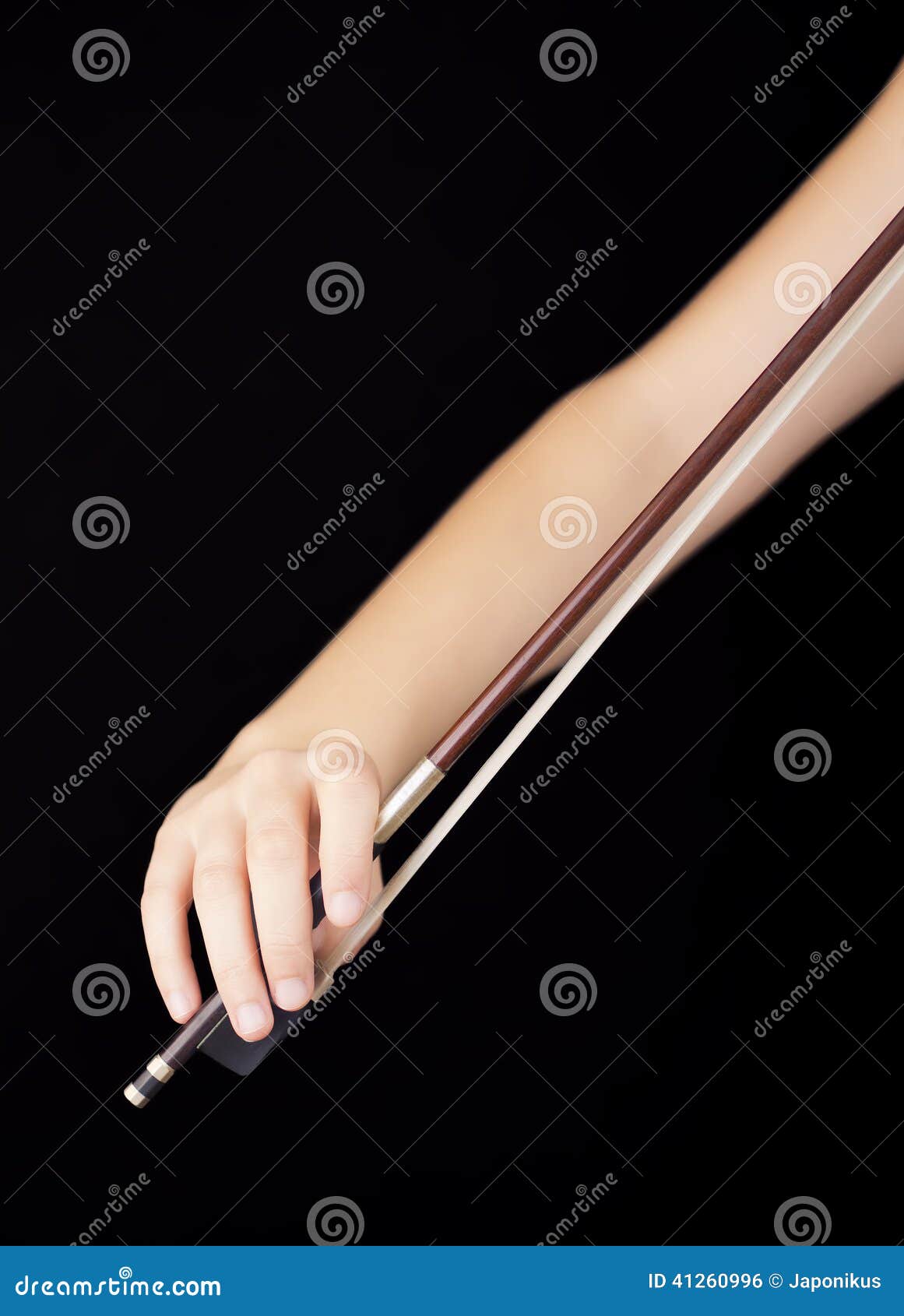 Violin bow stock photo. Image of professional, isolated - 41260996