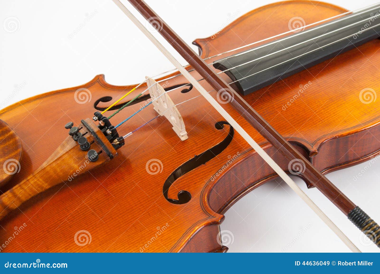 Violin and bow stock image. Image of violinist, surface - 44636049