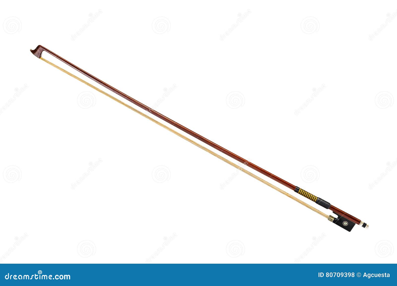 Violin Bow Isolated on White Stock Photo - Image of isolated ...