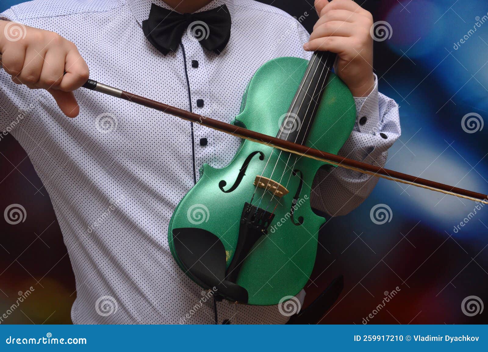 Violin with bow stock photo. Image of classical, concert - 259917210