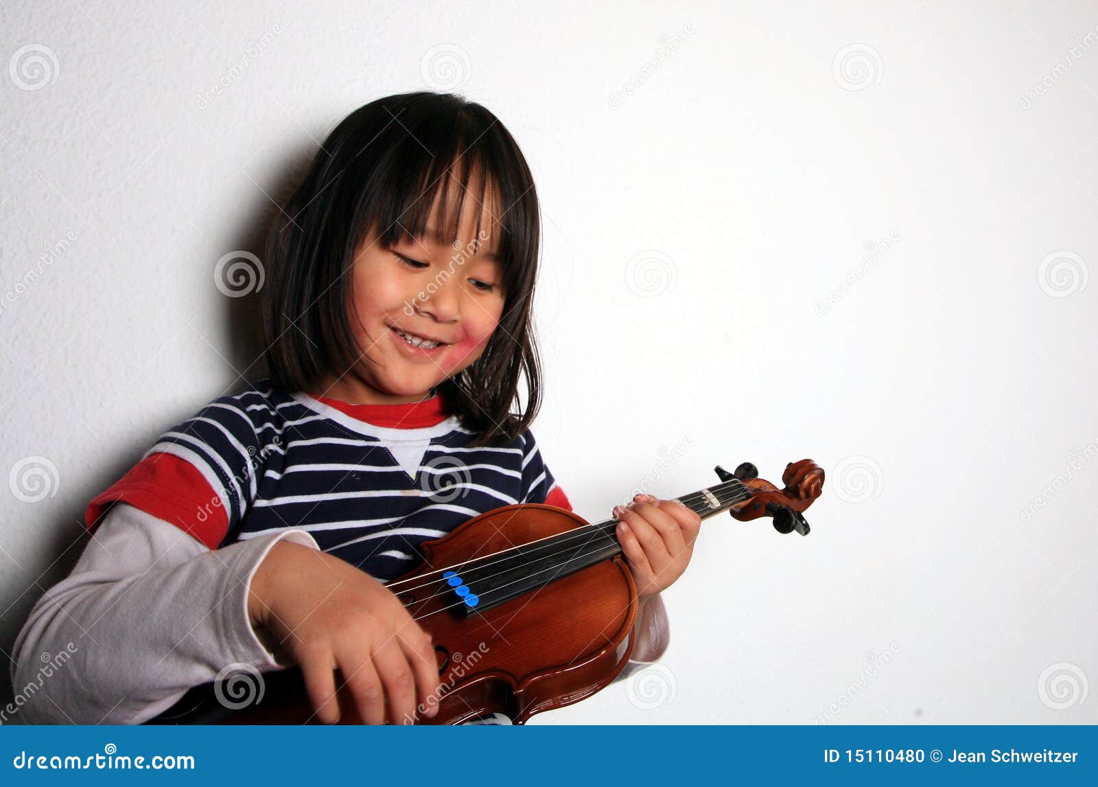 Violin child stock photo. Image of playing, instrument - 15110480