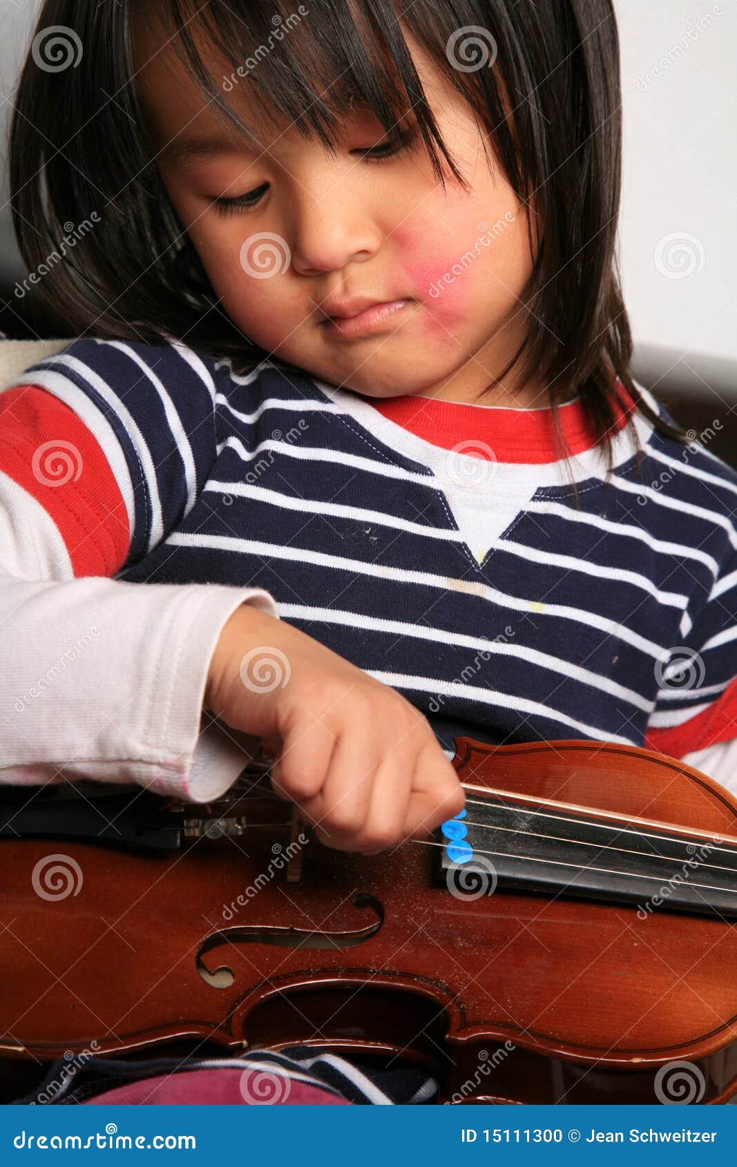 Violin child stock photo. Image of harmony, chines, expressive - 15111300