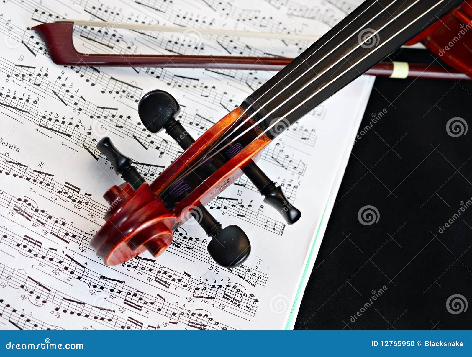 Violin Classic String Instrument Stock Photo - Image of concert, black ...