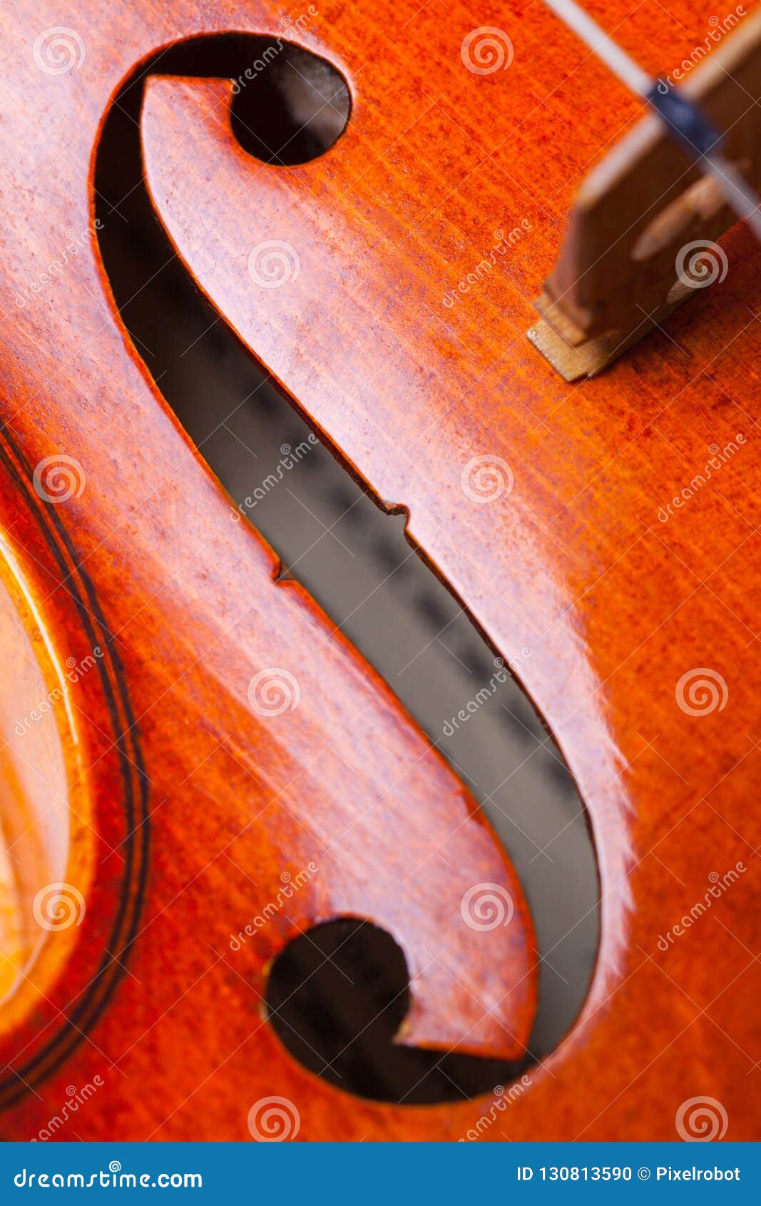 Violin Close Up stock photo. Image of noise, violin - 130813590