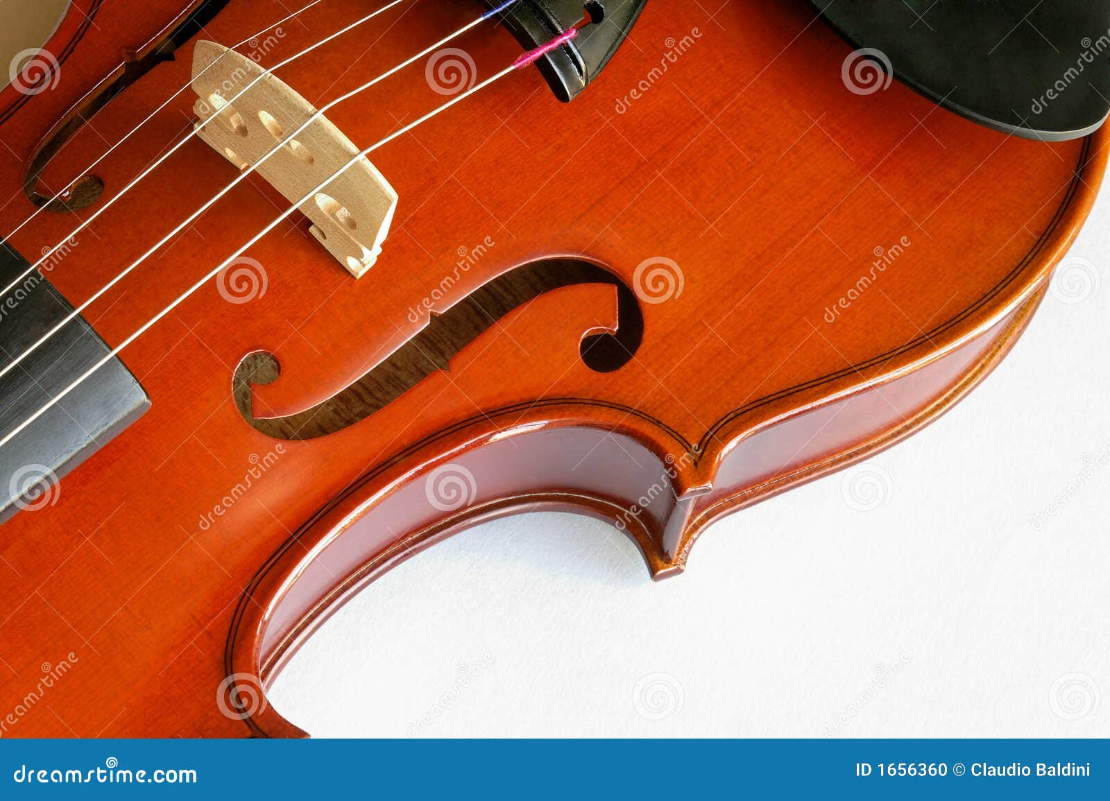 Violin Closeup Showing the Bridge (11) Stock Photo - Image of melody ...