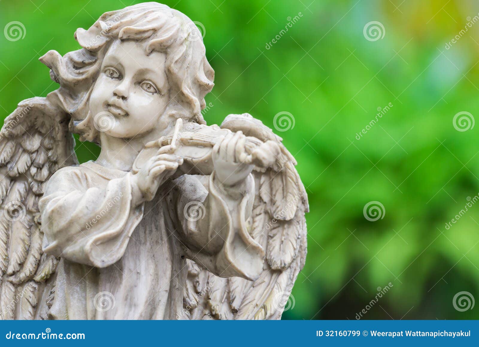 Violin cupid stock image. Image of decoration, love, artistic - 32160799
