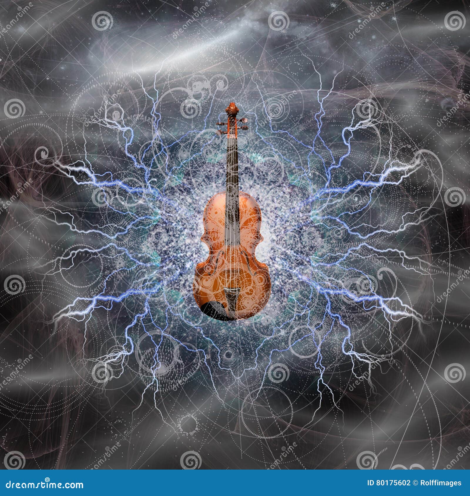Violin Design stock illustration. Illustration of fiddle - 80175602
