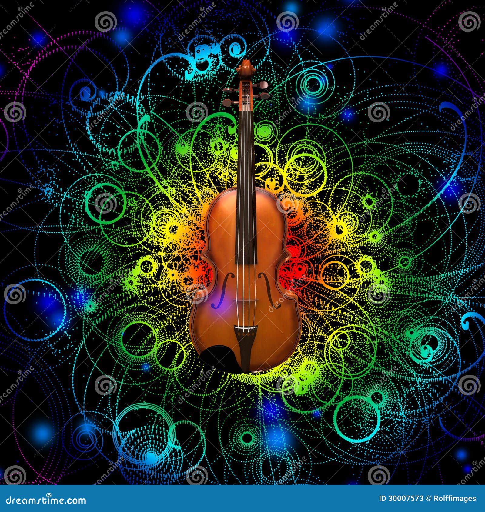 Violin Design stock illustration. Illustration of creative - 30007573
