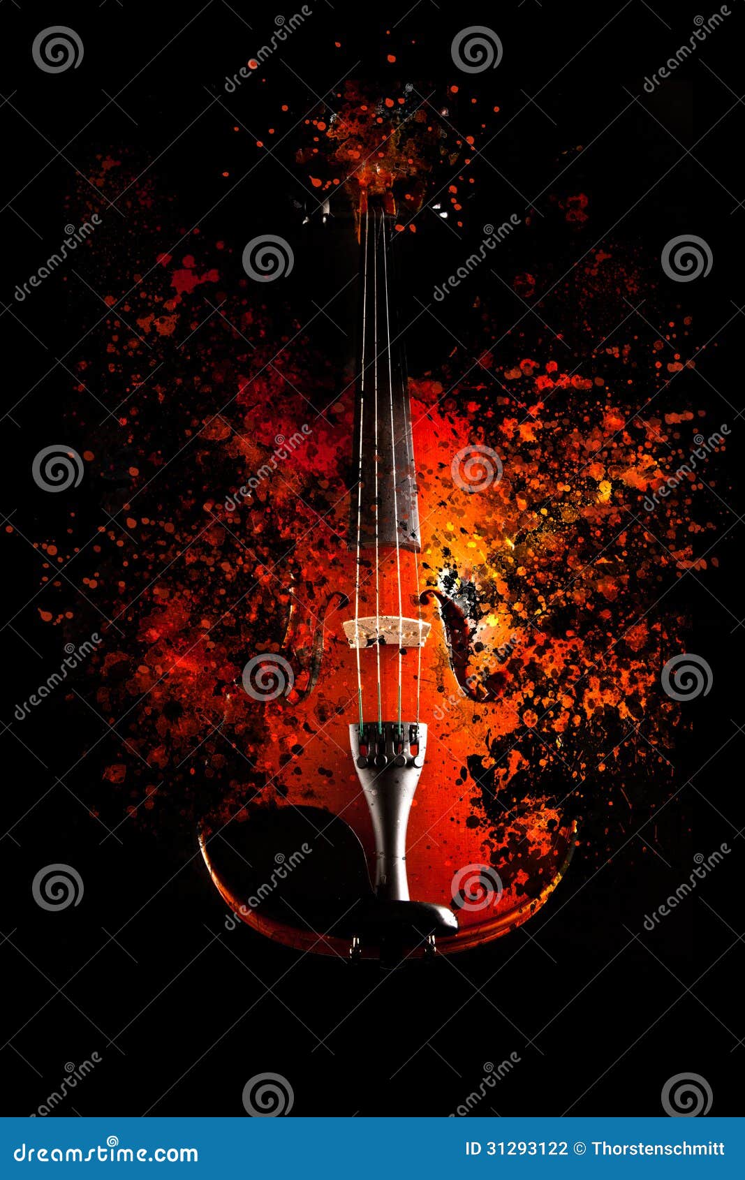 Violin is exploding stock photo. Image of fiddle, sheet - 31293122