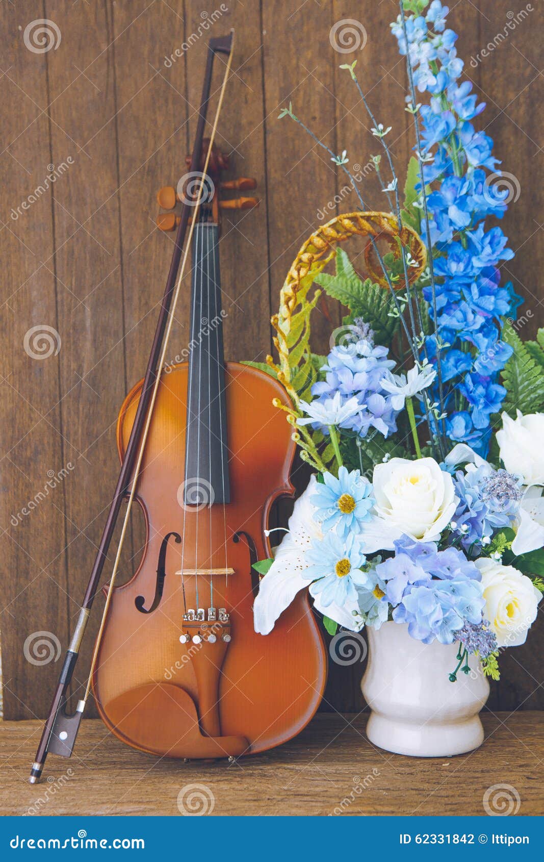 Violin and flower stock photo. Image of violin, nostalgia - 62331842
