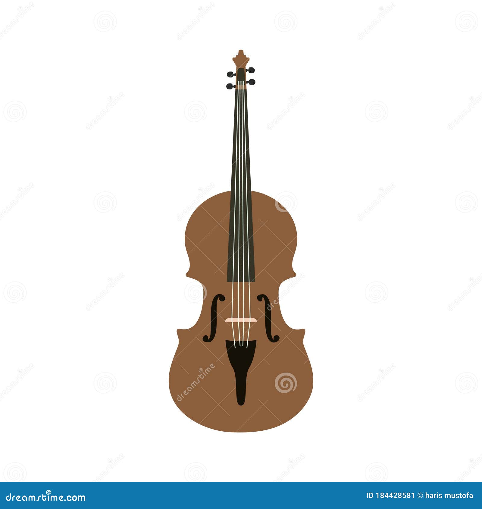 Violin Graphic Design Template Vector Isolated Stock Illustration ...